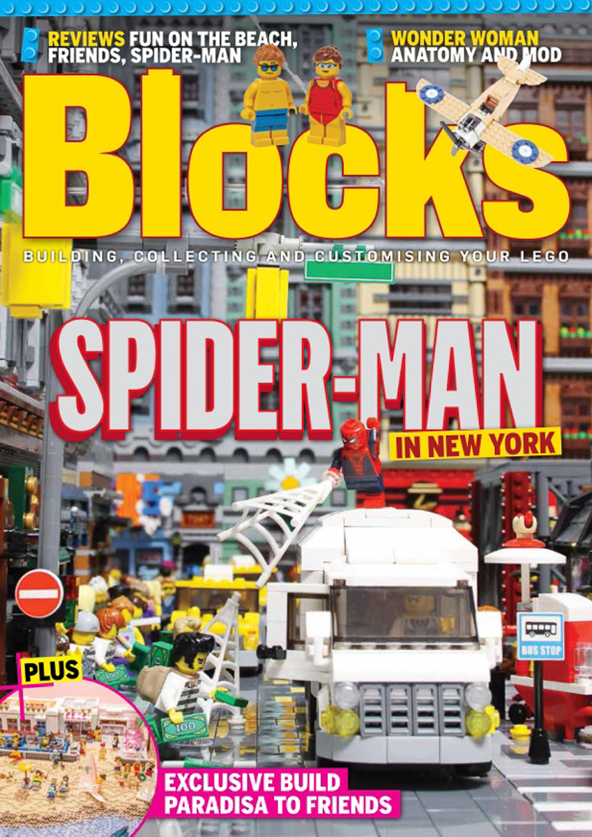 Blocks 34 – back cover – Blocks – the monthly LEGO magazine for fans